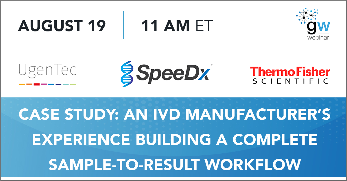 Joint Webinar | SpeeDx IVD Sample-to-Result Workflow webinar